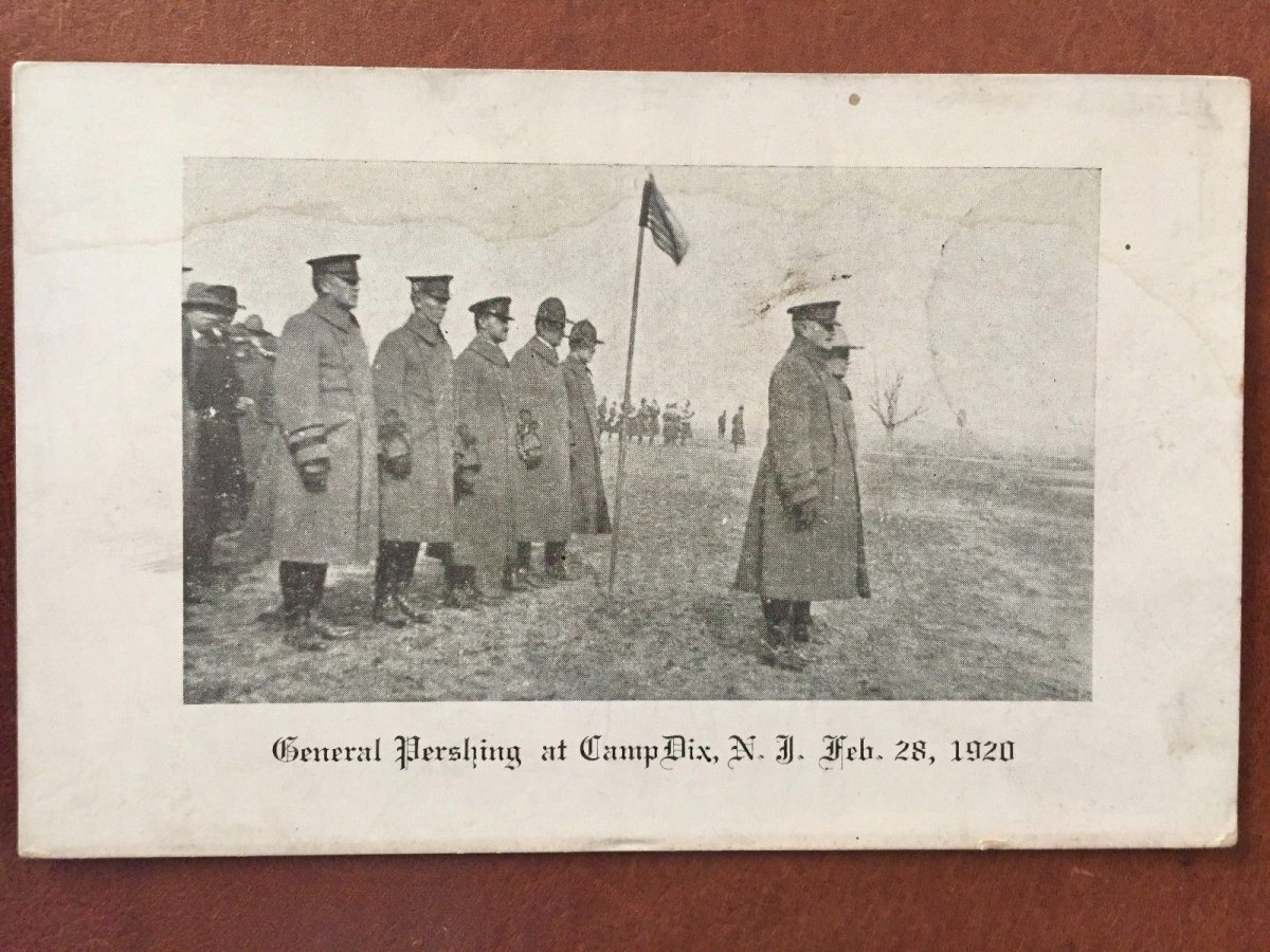 Camp Dix - General Pershing visits - February 28 1920 | Camp Dix | Old ...