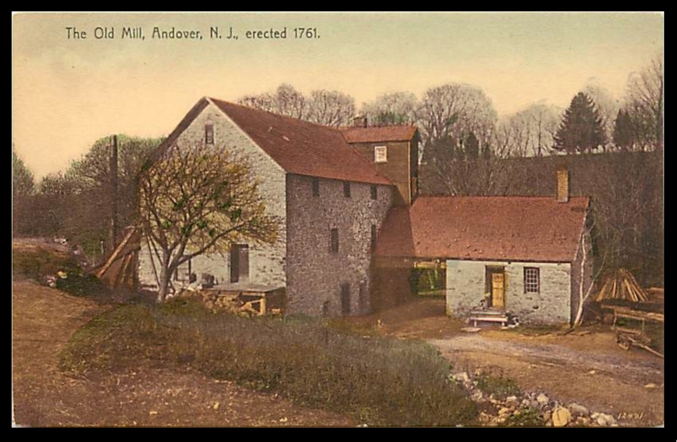 Andover -The Old Mill - Built 1761 - c 1910 | Andover | Old Pictures of ...