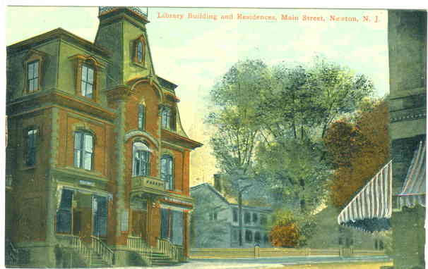 nwtnLibraryBldgView | Newton | Old Pictures of Sussex County | Images ...